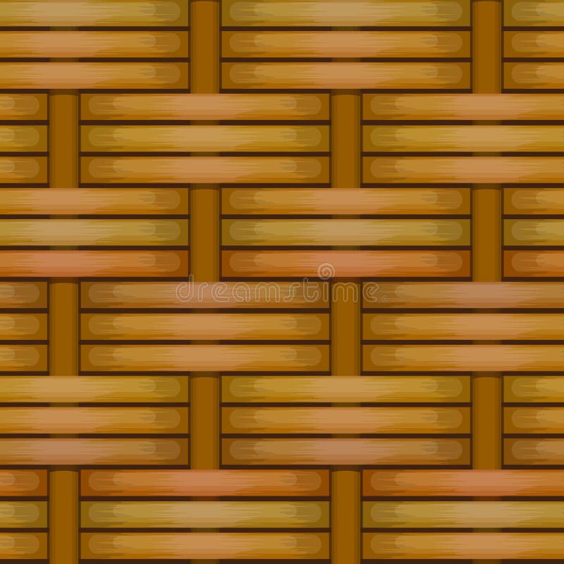 Wicker Basket Weaving Pattern Seamless Texture Stock Vector ...