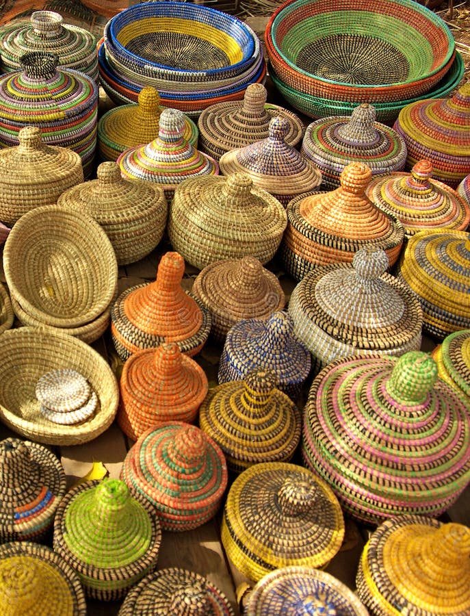 Wicker baskets stock image. Image of handicraft, africa - 29552347