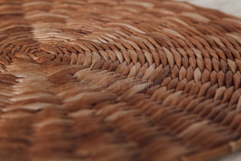 Wicker Brown Texture of Mat. Details. Stock Image - Image of textured ...