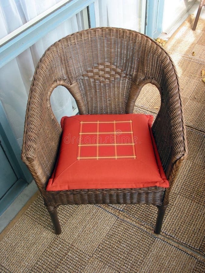 Wicker chair stock image. Image of rest, outdoor, house - 314833