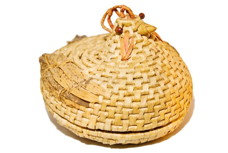 Wicker Chicken Basket stock photo. Image of wicker, home - 7619610