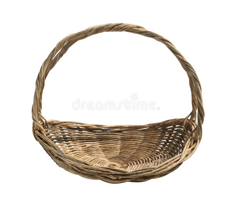 Wicker gift basket stock photo. Image of straw, ratan - 161557172