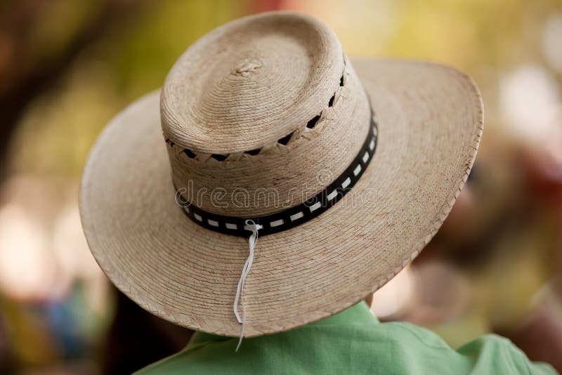 Wicker hat stock photo. Image of fashion, costume, wear - 19540982