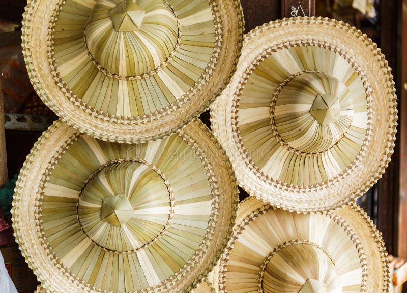 Wicker hat stock photo. Image of basket, woven, wooden - 33839758