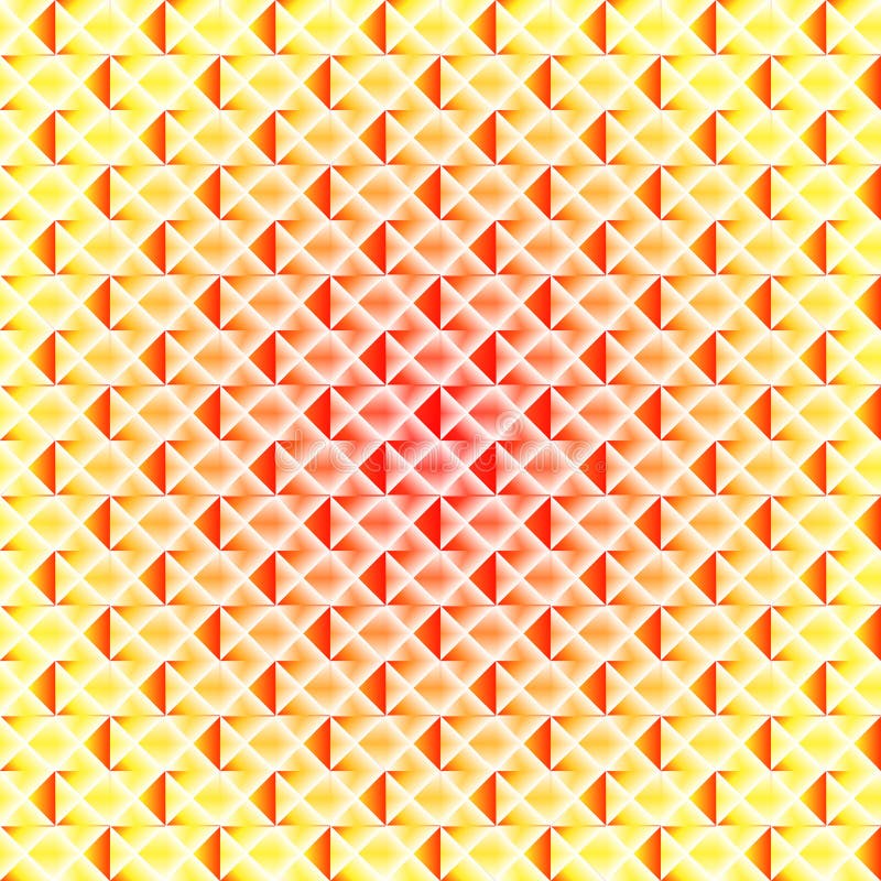 A Wicker Light Pattern of Pink Squares and Yellow Rhombuses with ...