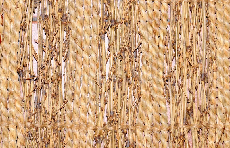 Wicker Mat Texture or Background Stock Photo - Image of pattern, wood ...