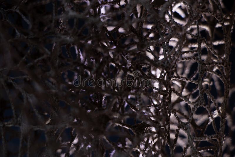 Wicker Mesh of Threads As a Background with a Soft Blurred Focus in the ...