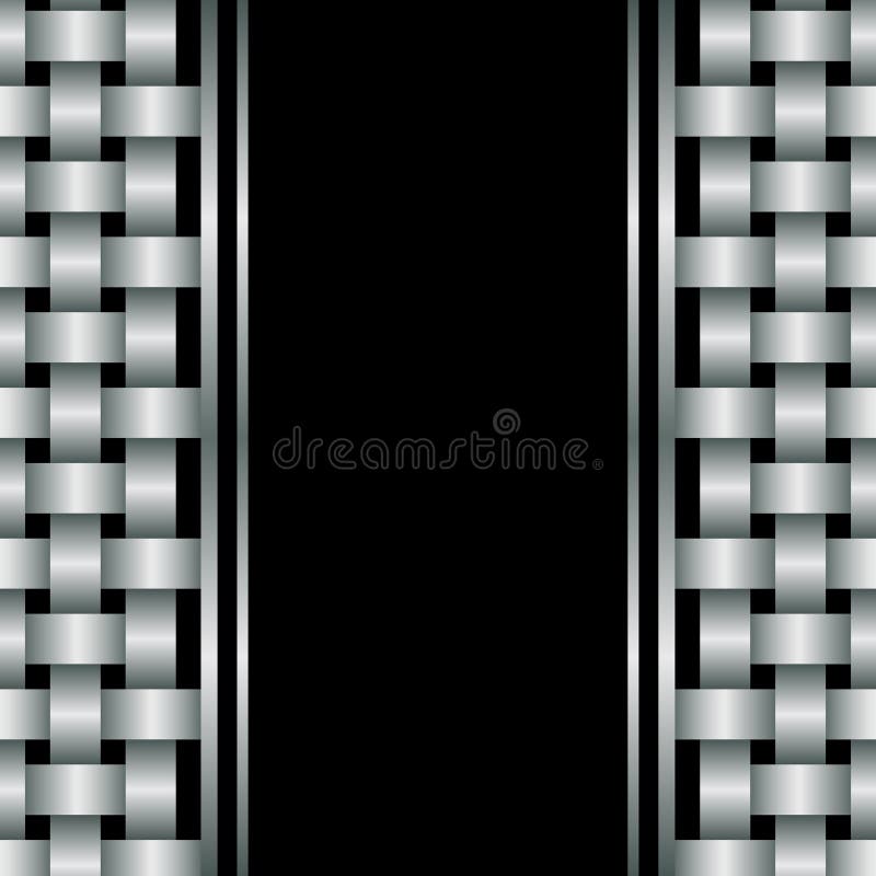 Wicker metal border stock vector. Illustration of sennit - 22137650