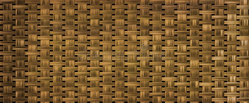 Wicker Rattan Seamless Texture. Basketwork Background or Texture Stock ...
