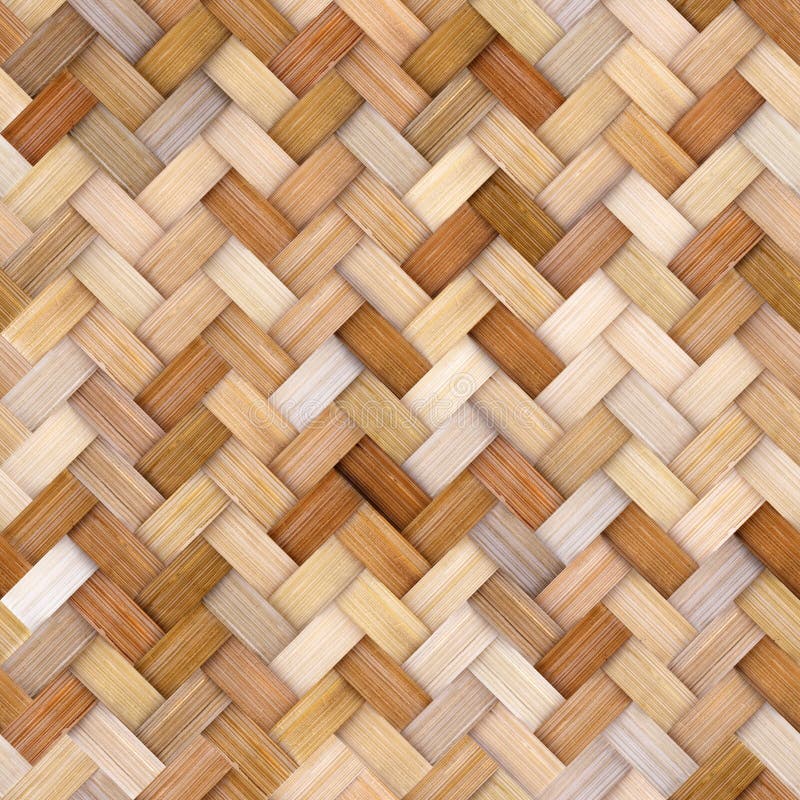 Wicker Rattan Seamless Texture for CG Stock Image - Image of detail ...
