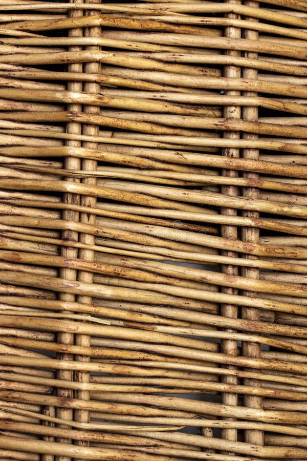 Wicker Rattan Texture Vertical Background Stock Image - Image of ...