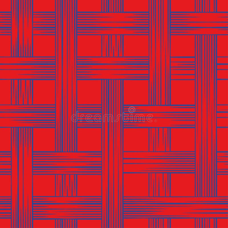 Wicker Repeat Texture Seamles Pattern Basket Straw Stock Illustration ...