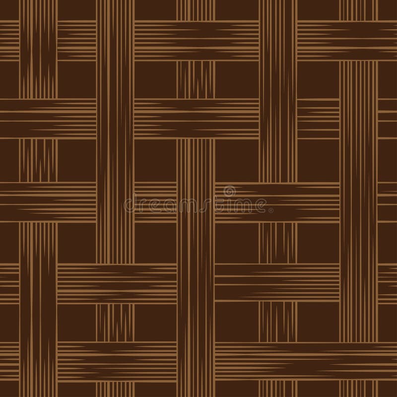 Wicker Repeat Texture Seamles Pattern Basket Straw Stock Illustration ...