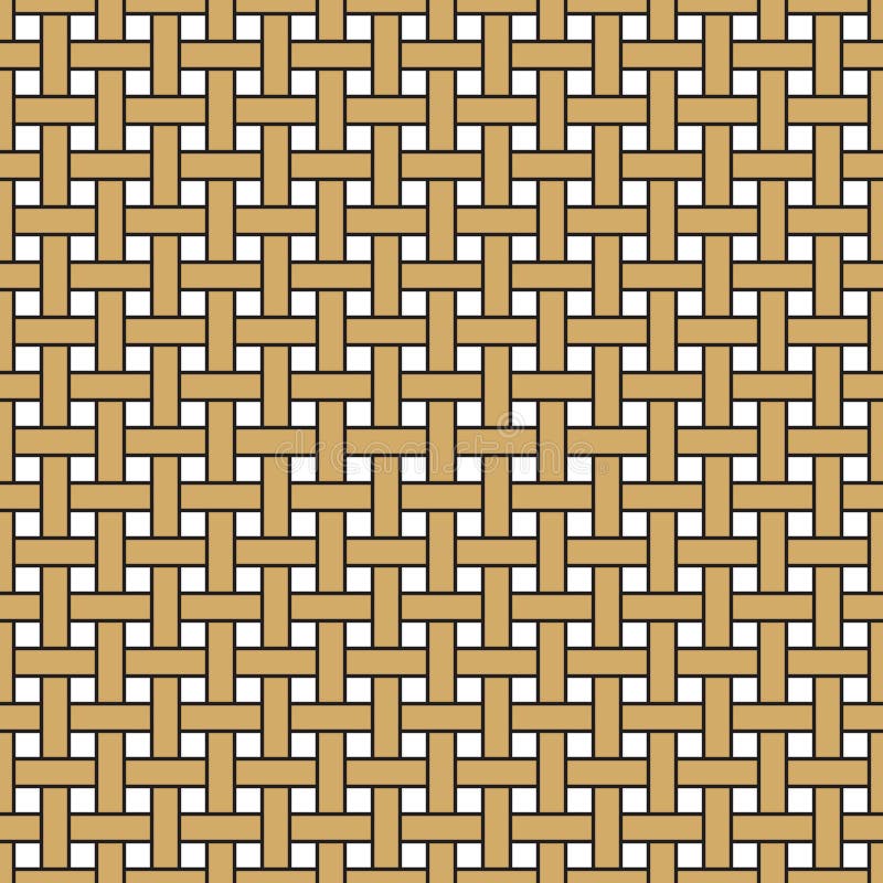 Wicker Seamless Pattern stock vector. Illustration of geometric - 75351609