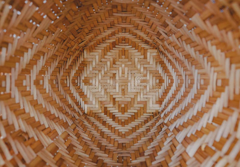 Wicker Surface Mat Floor Bamboo Texture Handicraft Details Stock Photo ...