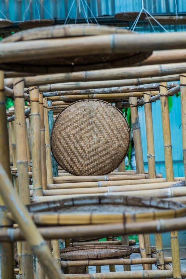 A wicker threshing basket stock photo. Image of culture - 247149400