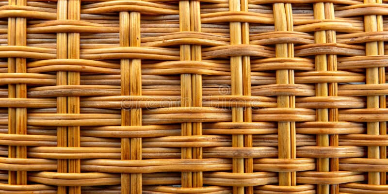 Wicker Weave Texture Close-up of Interwoven Rattan, Wicker, Weaving ...