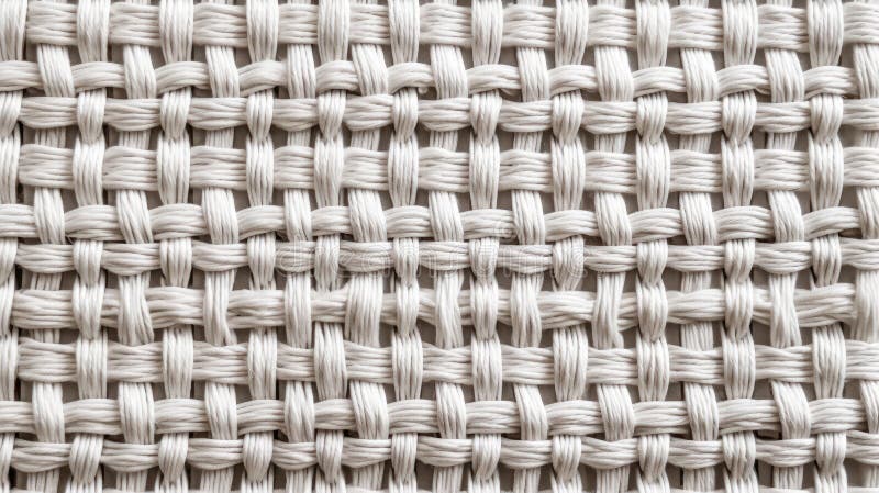 Wicker White Wire: a Macro View of Textile Texture Stock Illustration ...
