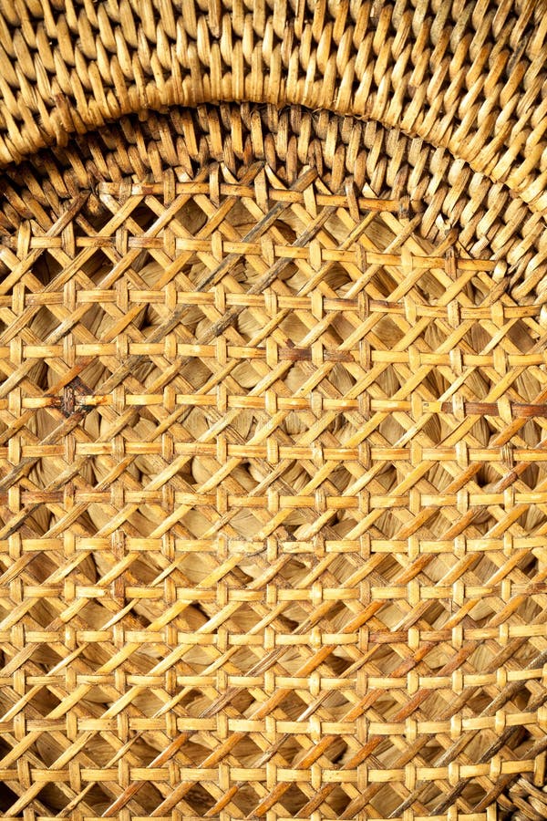 Wicker Woven Pattern for Background or Texture Stock Photo - Image of ...