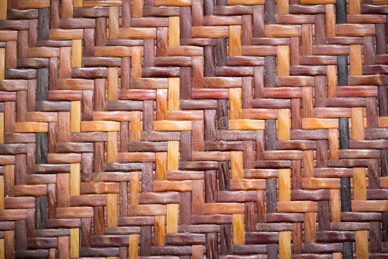 Wicker Woven Rattan Pattern Stock Photo - Image of brown, vignette ...