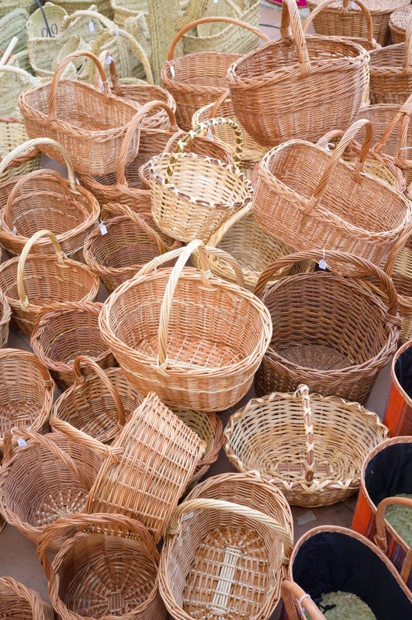 Traditional Wickerwork, Cyprus. Stock Photo - Image of holiday ...