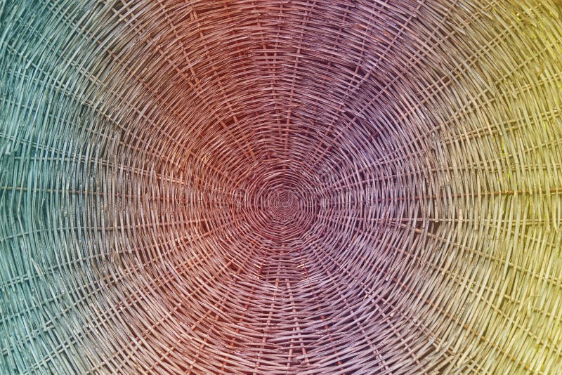 Wickerwork Colorful Background Stock Image - Image of naturally, trade ...