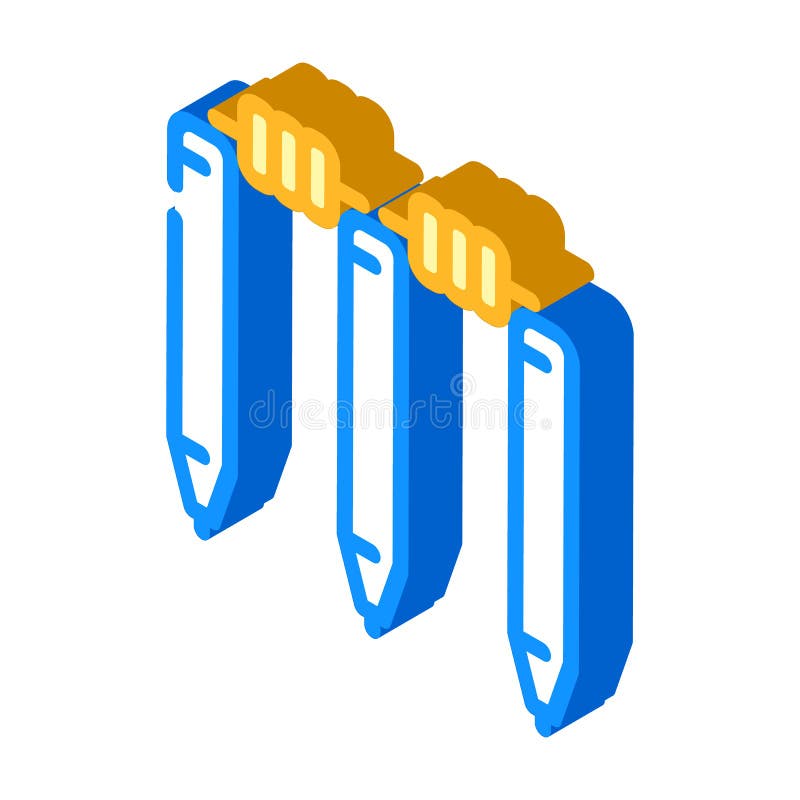 Wicket Accessory Isometric Icon Vector Illustration Stock Vector ...