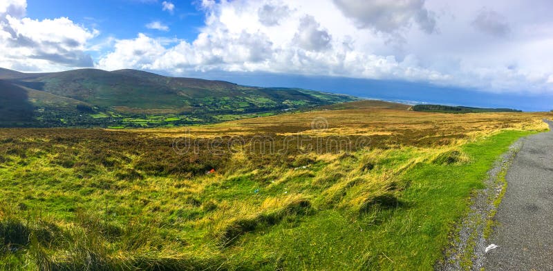 The Wicklow Mountains Rolling Landscape Stock Image - Image of ...
