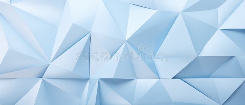 A Wide Abstract Light Blue Texture Enhanced by a Geometric Triangular ...