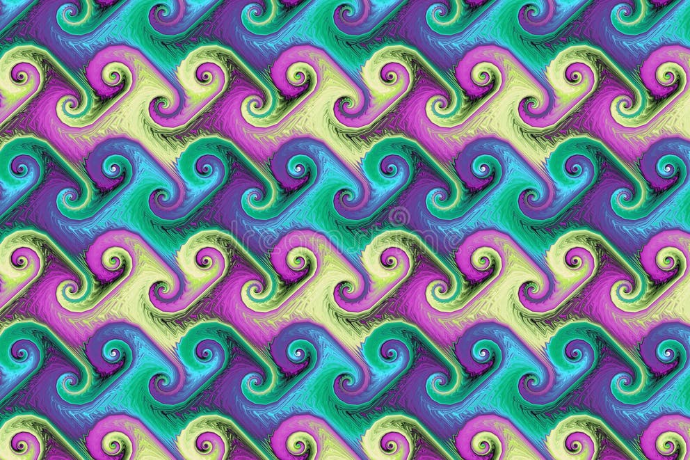 Wide Abstract Scroll Background Stock Illustration - Illustration of ...