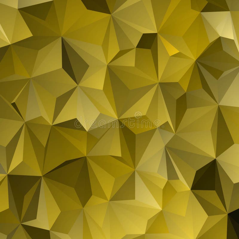 Wide Abstract Vector Geometric Triangle Background - Green and Yellow ...