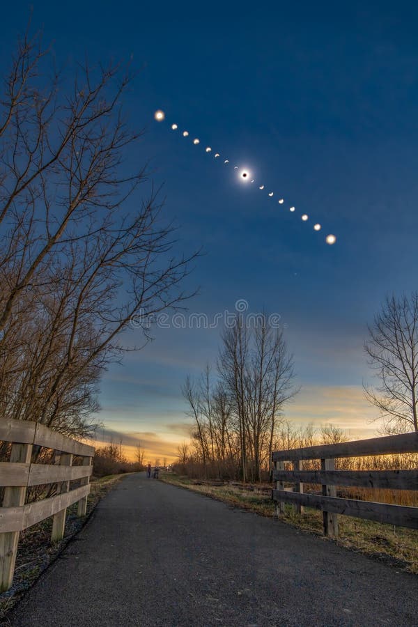 Wide Angle Composite of the Different Phases during the Total Solar ...