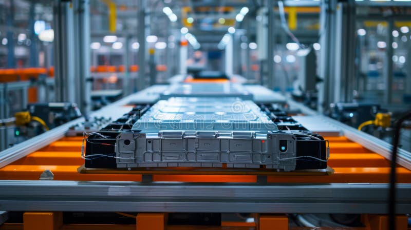 Close Up of an Ev Battery Circuit with Neon Lights in Detail, Circuit ...