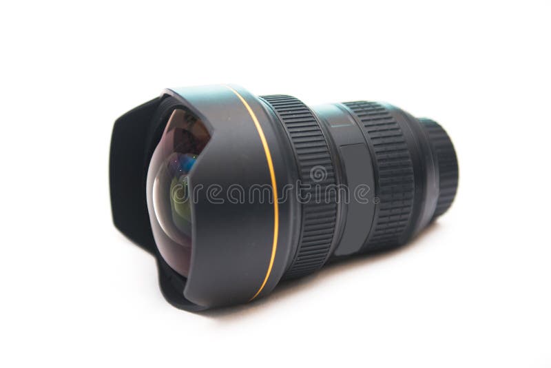 Wide Angle Lens for Digital Camera Stock Photo - Image of photographer ...