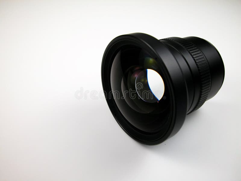 Wide Angle Lens-Three Quarter View Stock Image - Image of angle ...