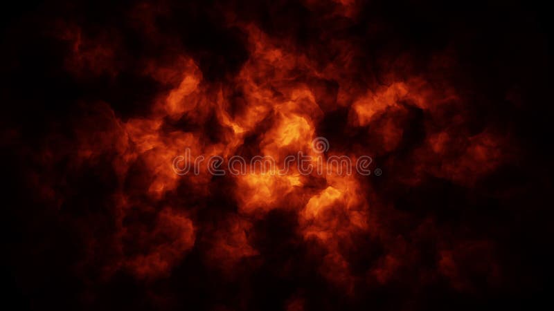 Abstract Full Frame Fire Cloud Background Loop Stock Video - Video of ...