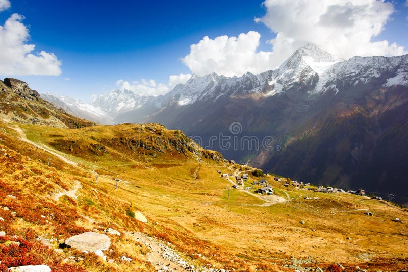 Road through wide valley stock image. Image of road, nature - 6219863