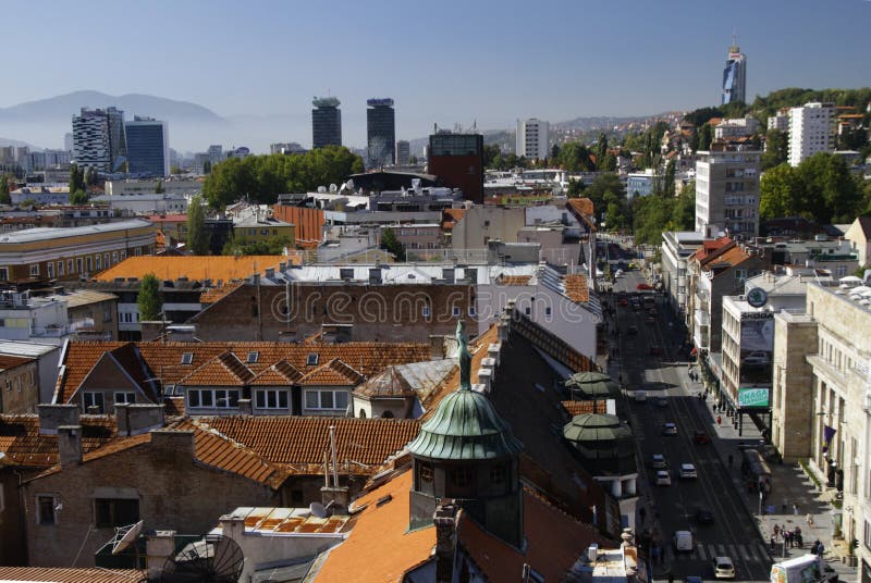 Wide Angle Shot of the Buildings of a City during Daytime Editorial ...