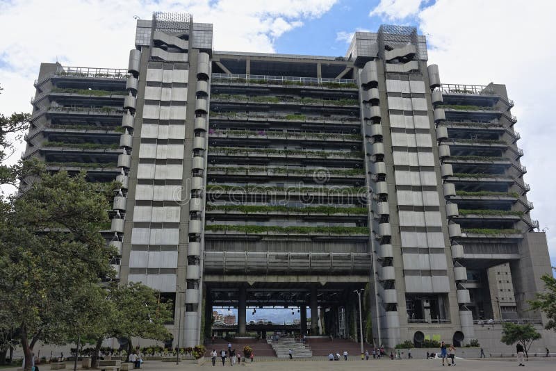 Wide Angle Shot of a Large Building Under a Sky Full of Clouds ...