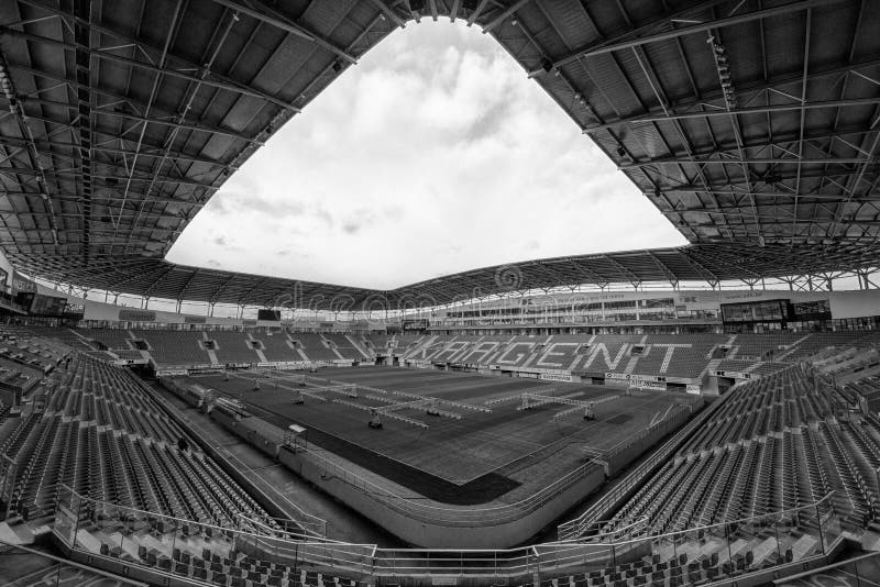 Wide Angle Shot of a Large Football Stadium Editorial Stock Photo ...