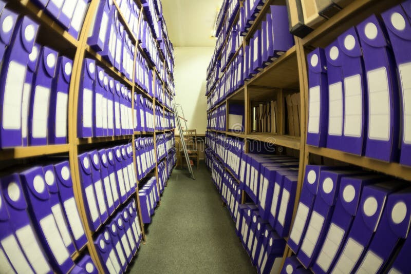 Archive room stock photo. Image of history, organization - 26149918