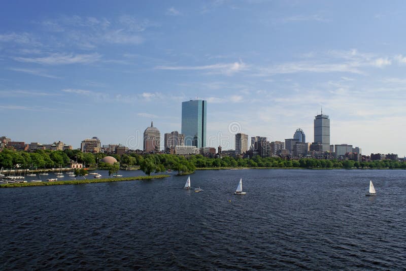 Wide angle view of boston stock photo. Image of scenic - 2830054