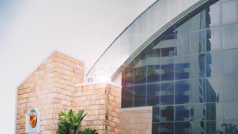 Wide Angle View From Construction And Architecture Detail From M Stock ...