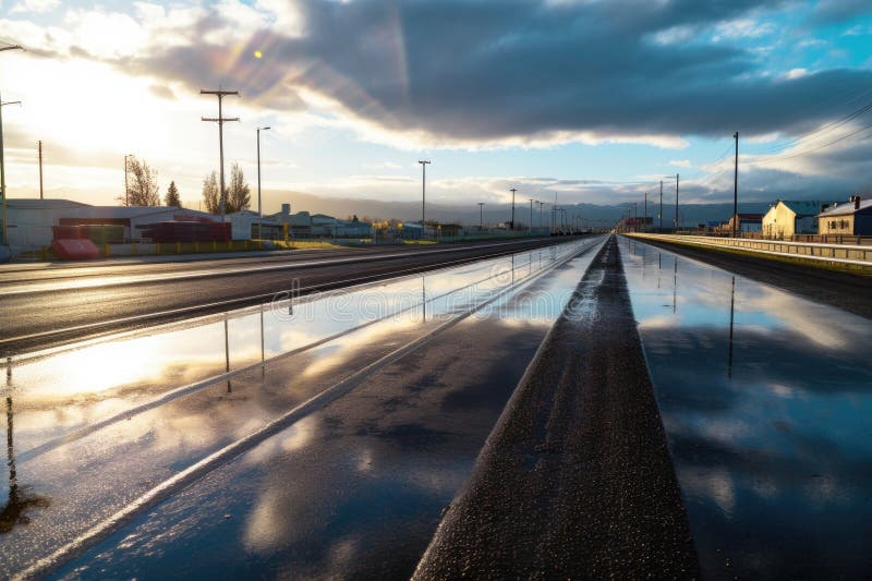 Low Racing Car with Wide Wheels for Formula One Racing Competitions ...