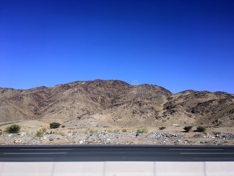 Wide Angle View of Highway Road Stock Photo - Image of geology, nature ...
