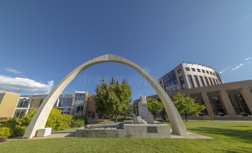A Wide Angle View of the Lethbridge City Hall Building Editorial Photo ...