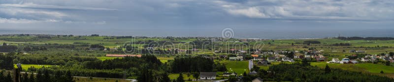 Wide Angle View of Lista Lifghthouse and Surroundings.. Editorial ...