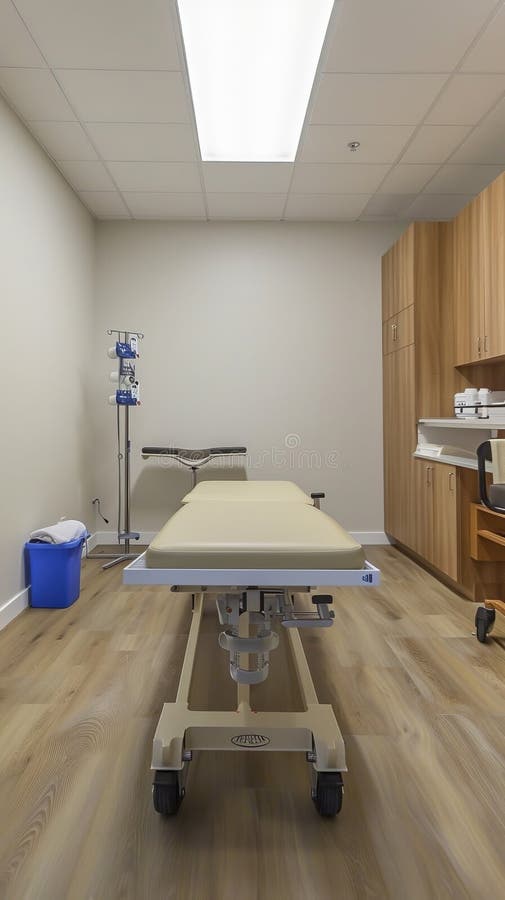 Wide Angle View of a Physiotherapy Room with Room for Logos. Stock ...