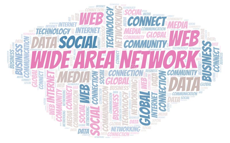 Wide Area Network Diagram stock illustration. Illustration of ...