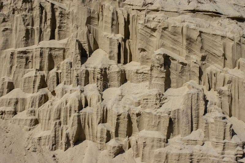 Wide Background with Multiple Layers of Sand Stock Image - Image of ...